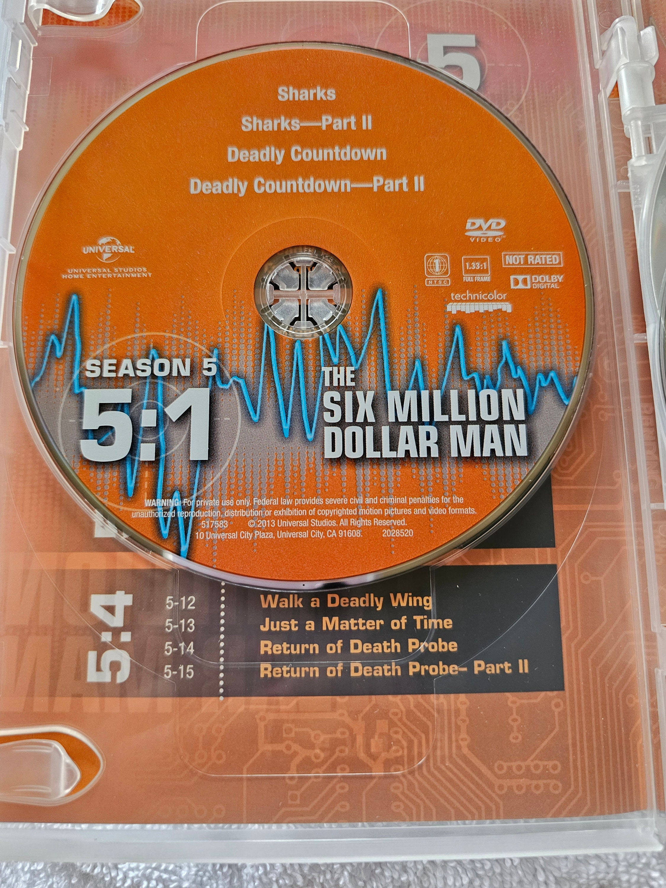 The Six Million Dollar Man Season 6 Dvd Set - Etsy
