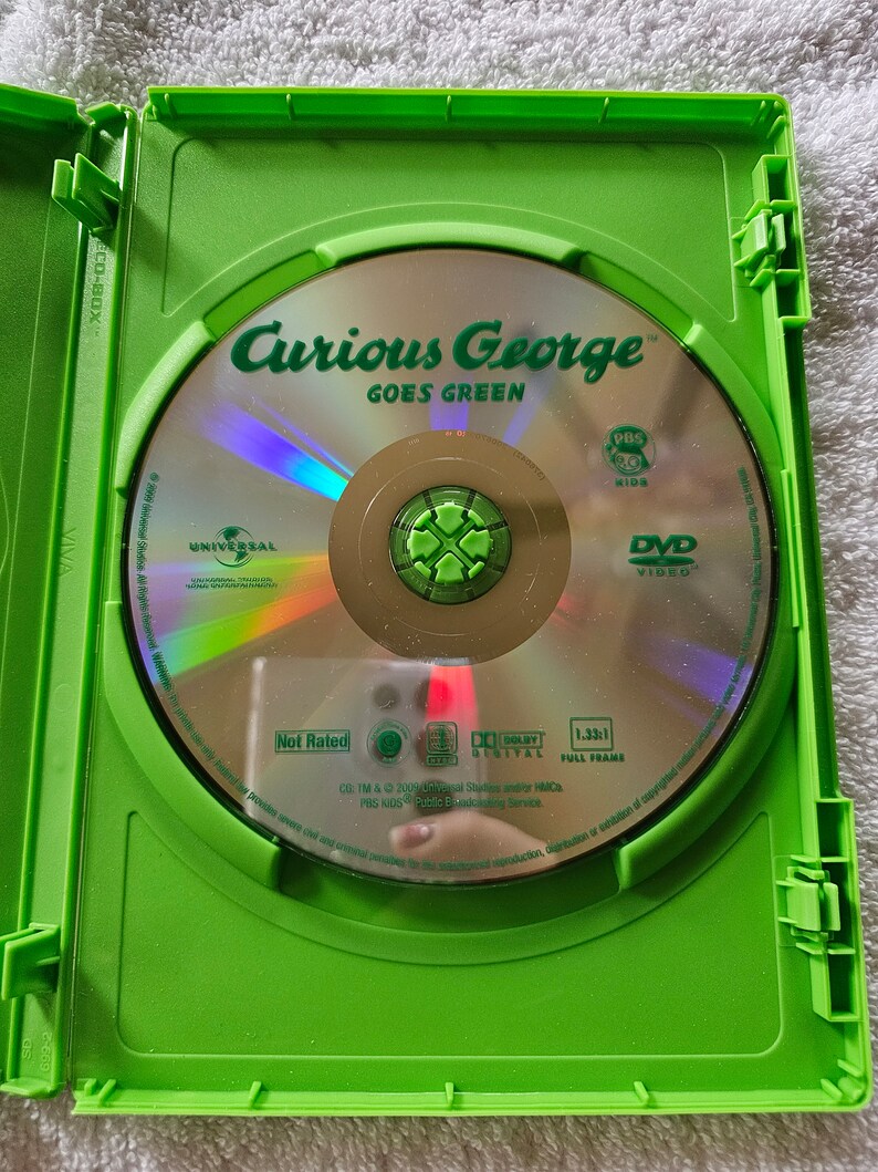 Curious George Goes Green Dvd Movie - Etsy