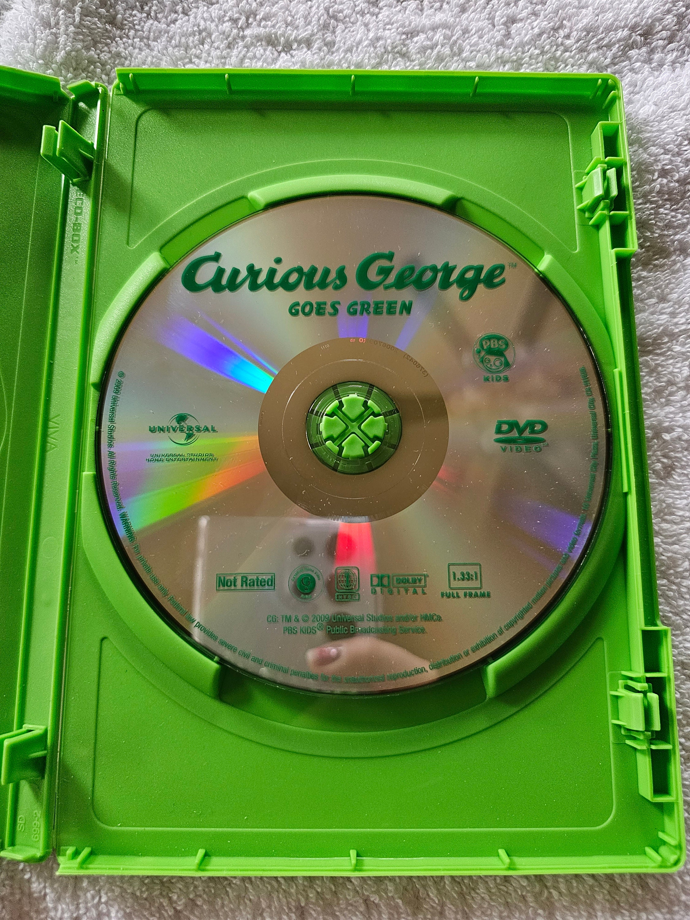 Curious George Goes Green Dvd Movie - Etsy