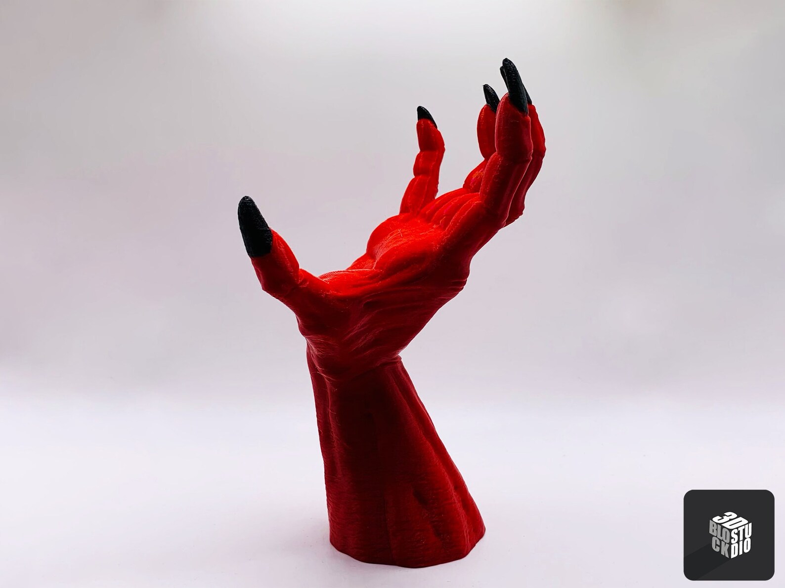 Devil Hand Hook 3D Printed Wall Mounted Hook Screw-on Stick-on ...