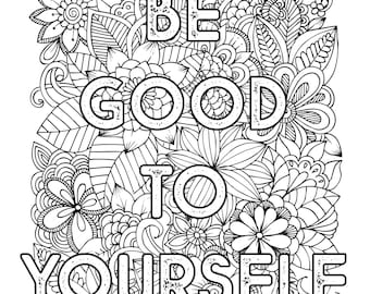 Self Love Coloring (1,000+ Self Love Coloring) | Etsy