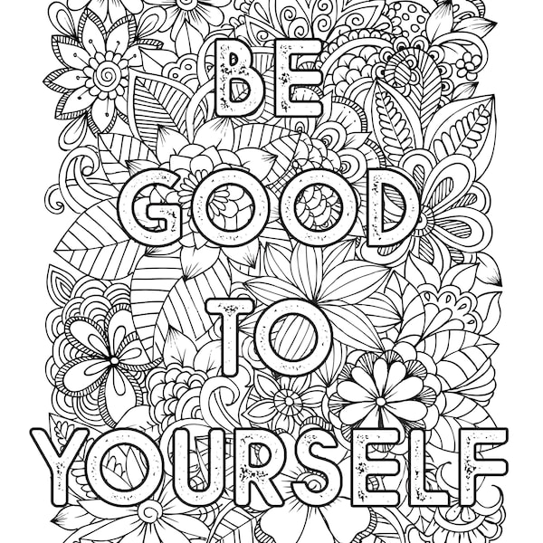 Self Love Coloring - Etsy