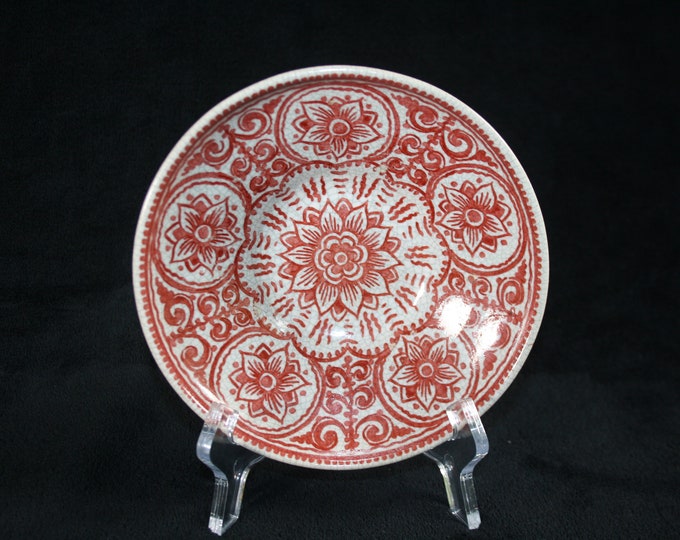 De Porceleyne Fles (royal Delft) 'red Crackle' Dish - Etsy