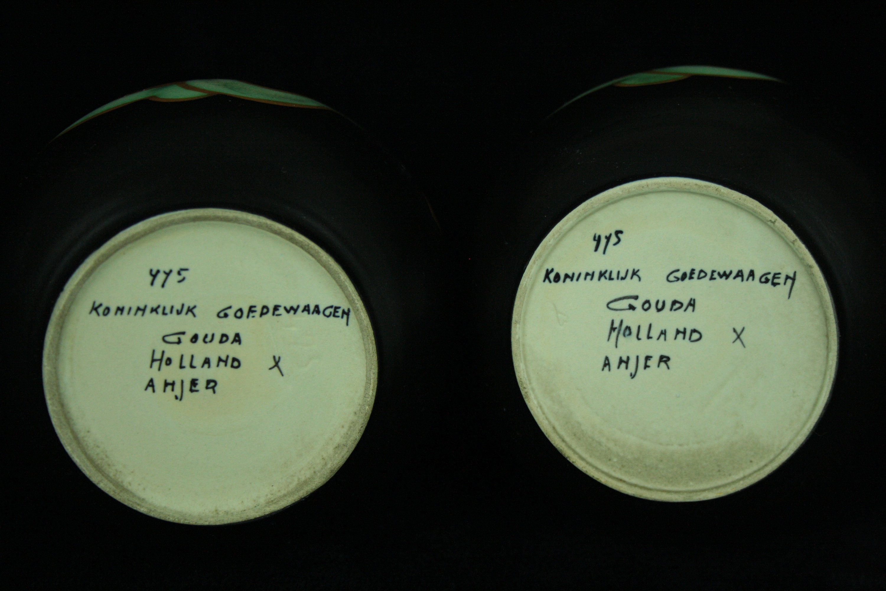 Pair of Royal Goedewaagen Art Deco Anjer Decor Jugs-vases - Etsy