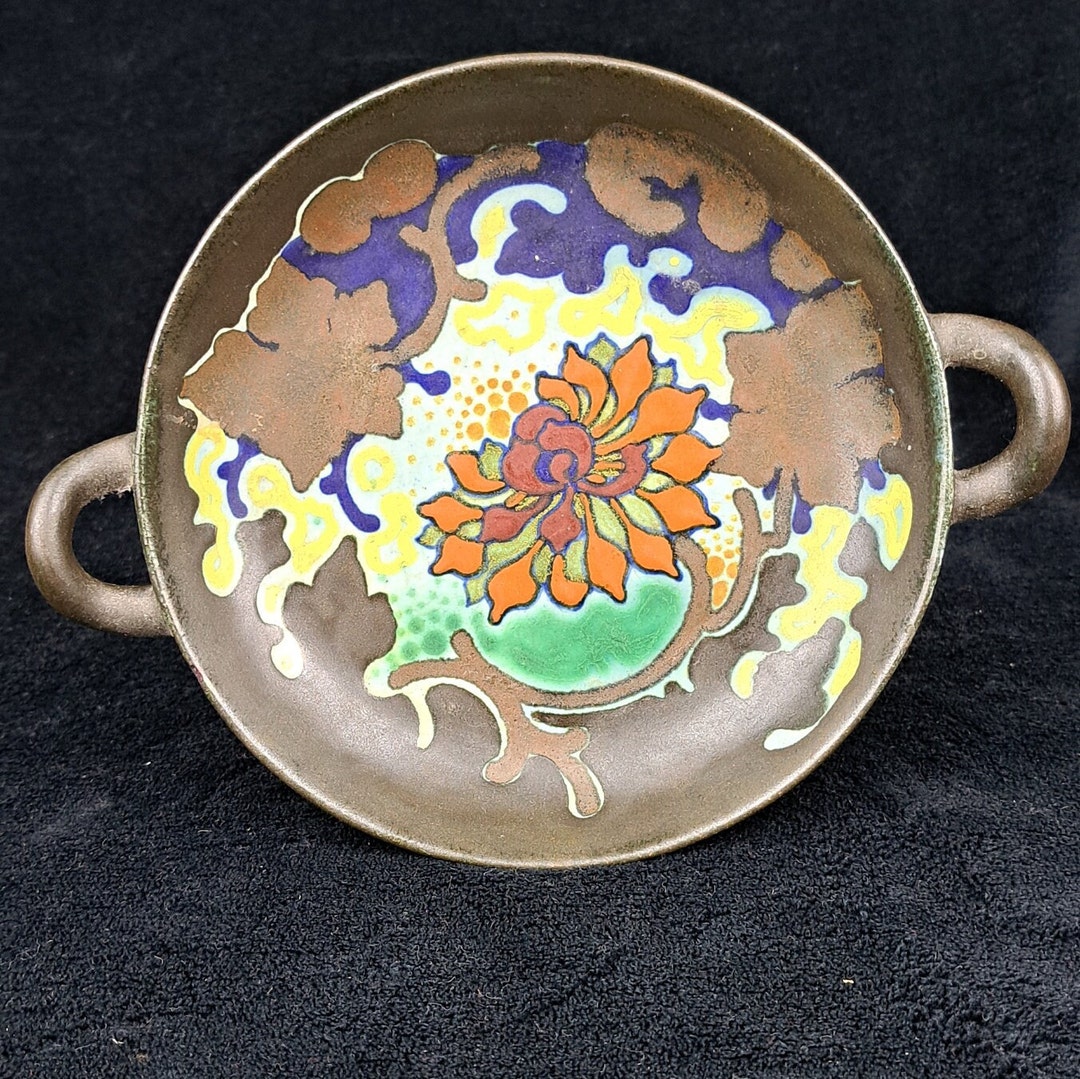 Art Deco Regina Gouda Tazza/ Dish Decor Chryso - Etsy