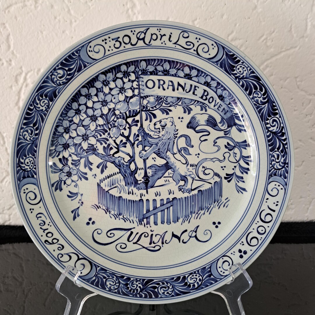 De Porceleyne Fles (royal Delft) Delft Blue Commemorative Plate of the ...