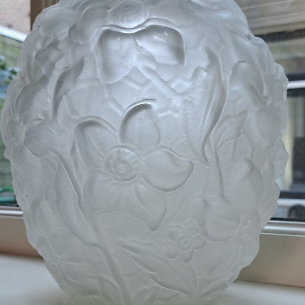 Satin Glass Vase Etsy