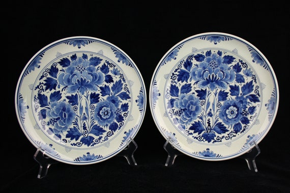 De Porceleyne Fles royal Delft Pair of Identical Delft Blue - Etsy