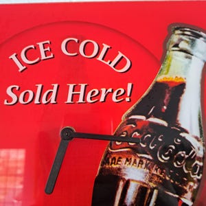 Vintage Coca Cola Coke Clock - Etsy