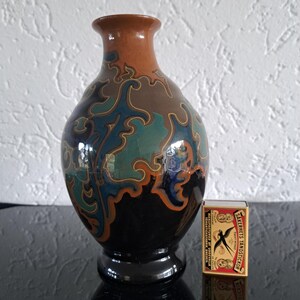 Zenith Gouda Art Pottery Art Nouveau High Gloss Vase - Etsy