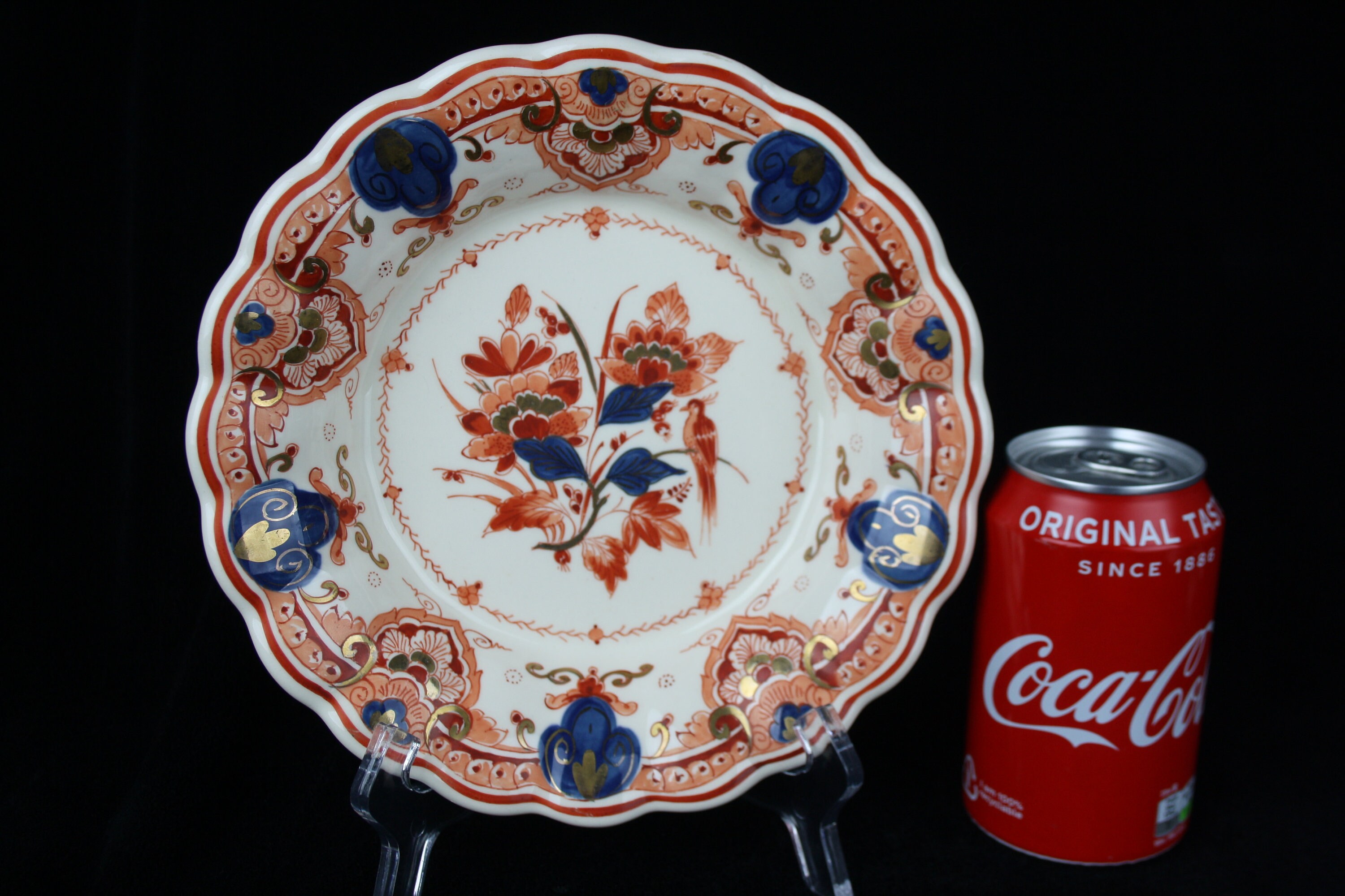 Royal Delft Delft Imari 'pijnacker' Decor Lobed Wall Plate/ Dish (1974 ...