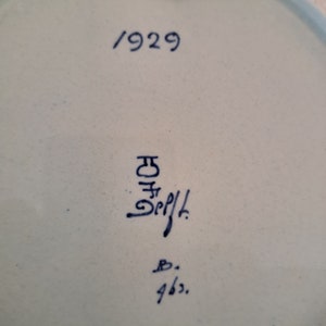 De Porceleyne Fles royal Delft Delft Blue Paradise Bird Plate 1929 - Etsy