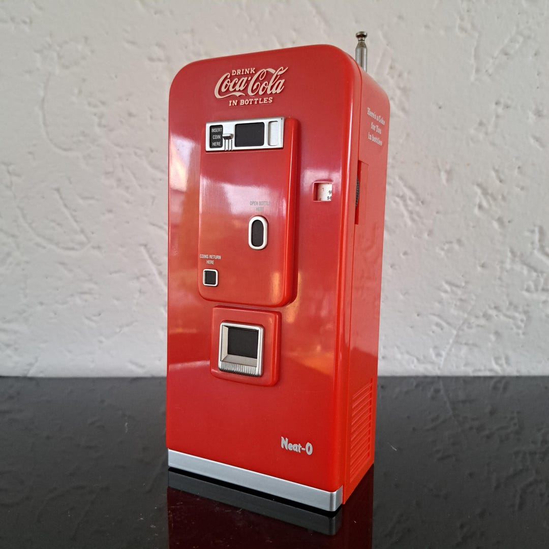Vintage 1992 Coca Cola Coke '55 Style Vending Machine AM-FM Radio - Etsy