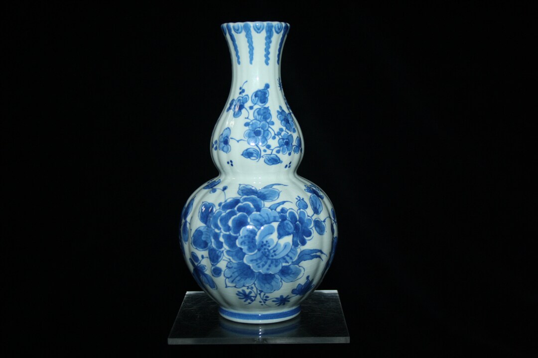 De Porceleyne Fles (royal Delft) Delft Light Blue Double Gourd Vase ...