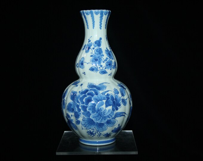 De Porceleyne Fles (royal Delft) Delft Light Blue Double Gourd Vase ...