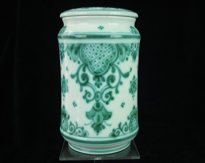 De Porceleyne Fles (royal Delft) Rare Delvert Lidded Albarello/ Lidded ...