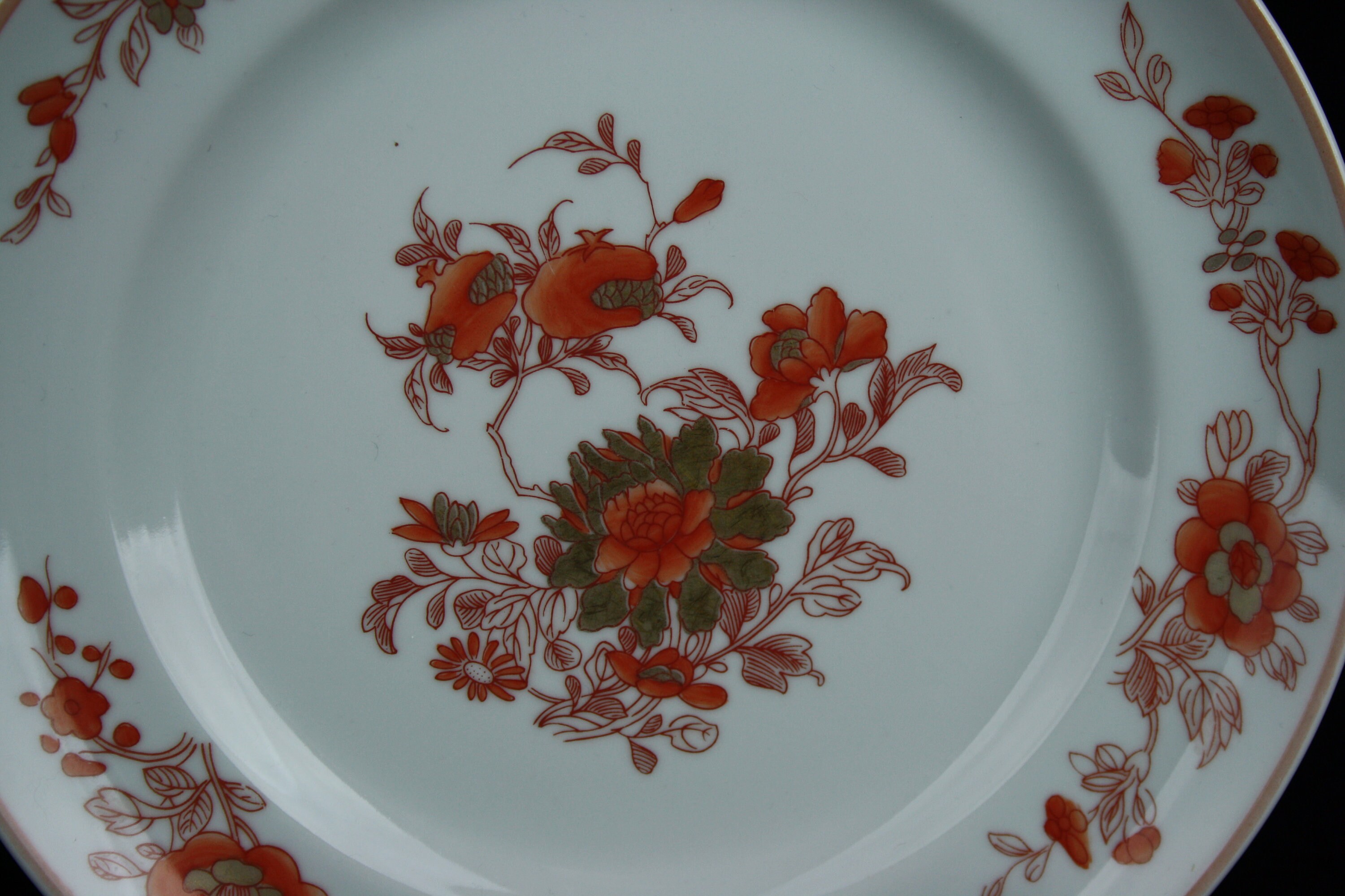 Vista Alegre Pratochin Rust Orange-red Porcelain Tableware Cake Plate ...