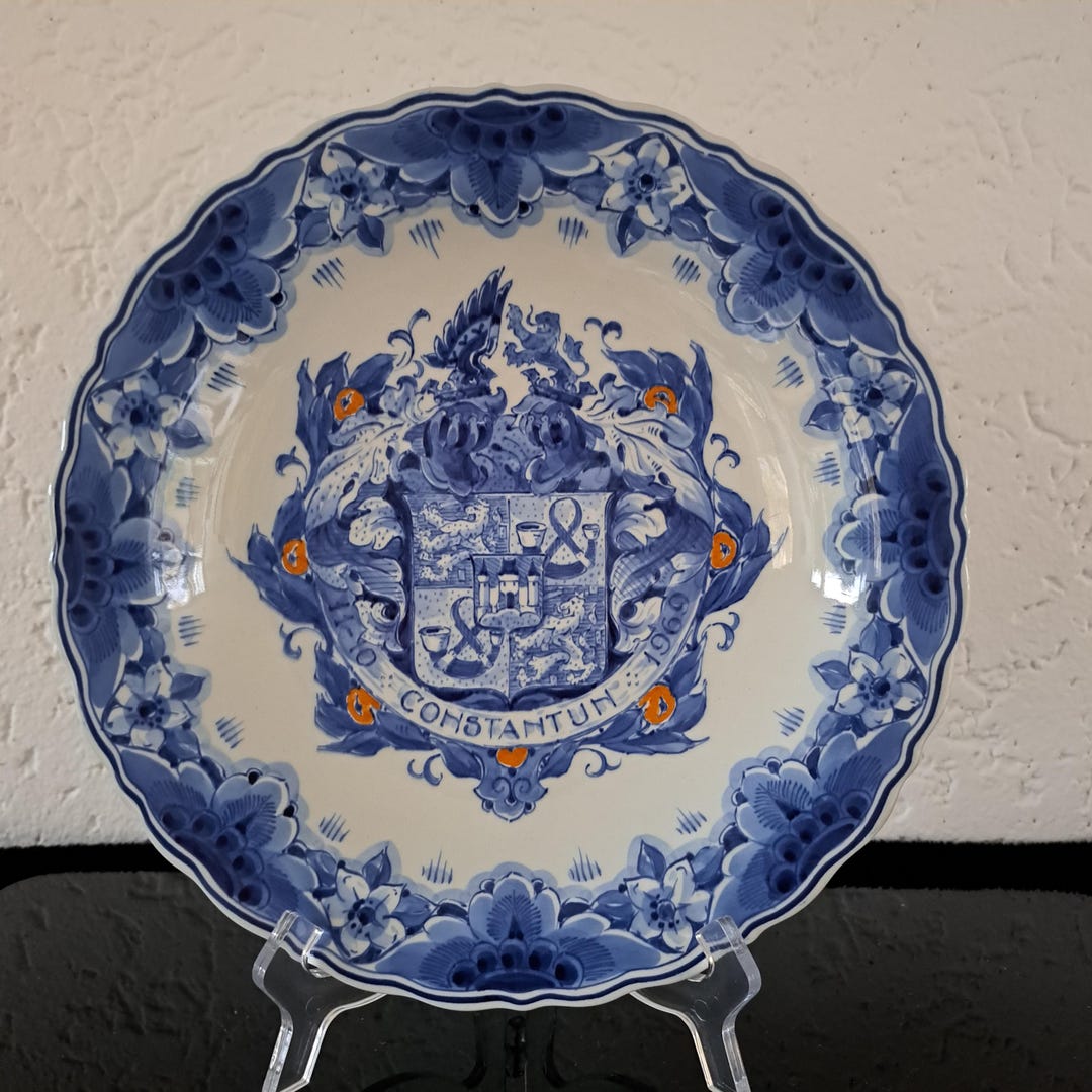 De Porceleyne Fles (royal Delft) Delft Blue Commemorative Plate of the ...