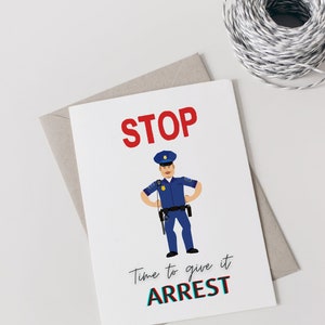 Police Retirement Card, Printable Police Retirement Card, Printable ...