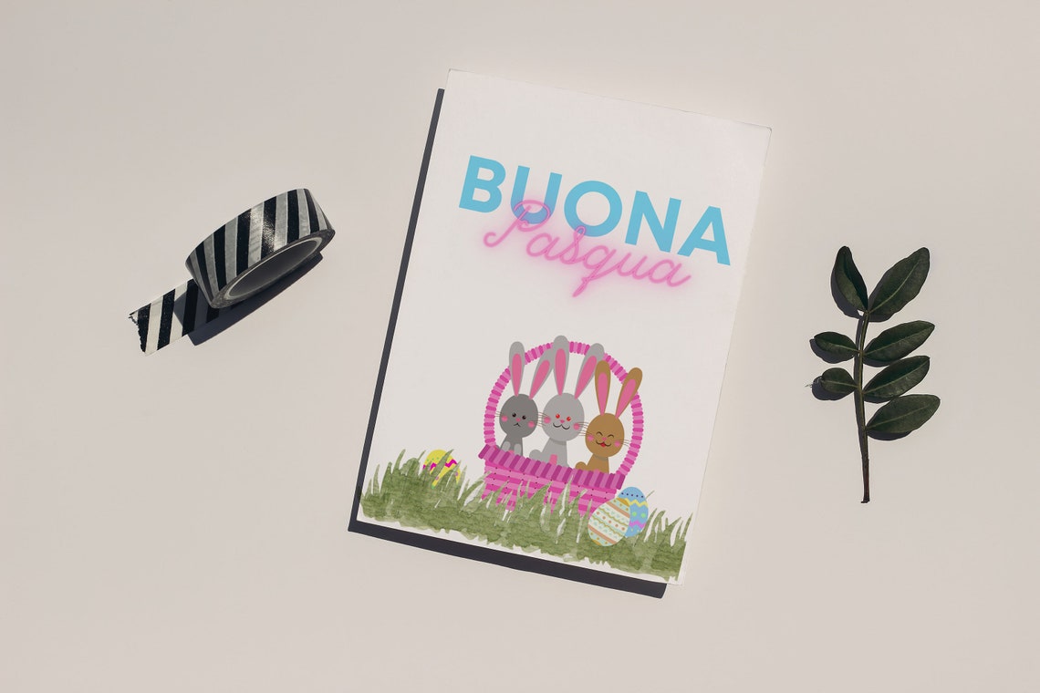 Buona Pasqua Biglietto Auguri Da Stampare, Italian Easter, Italian ...
