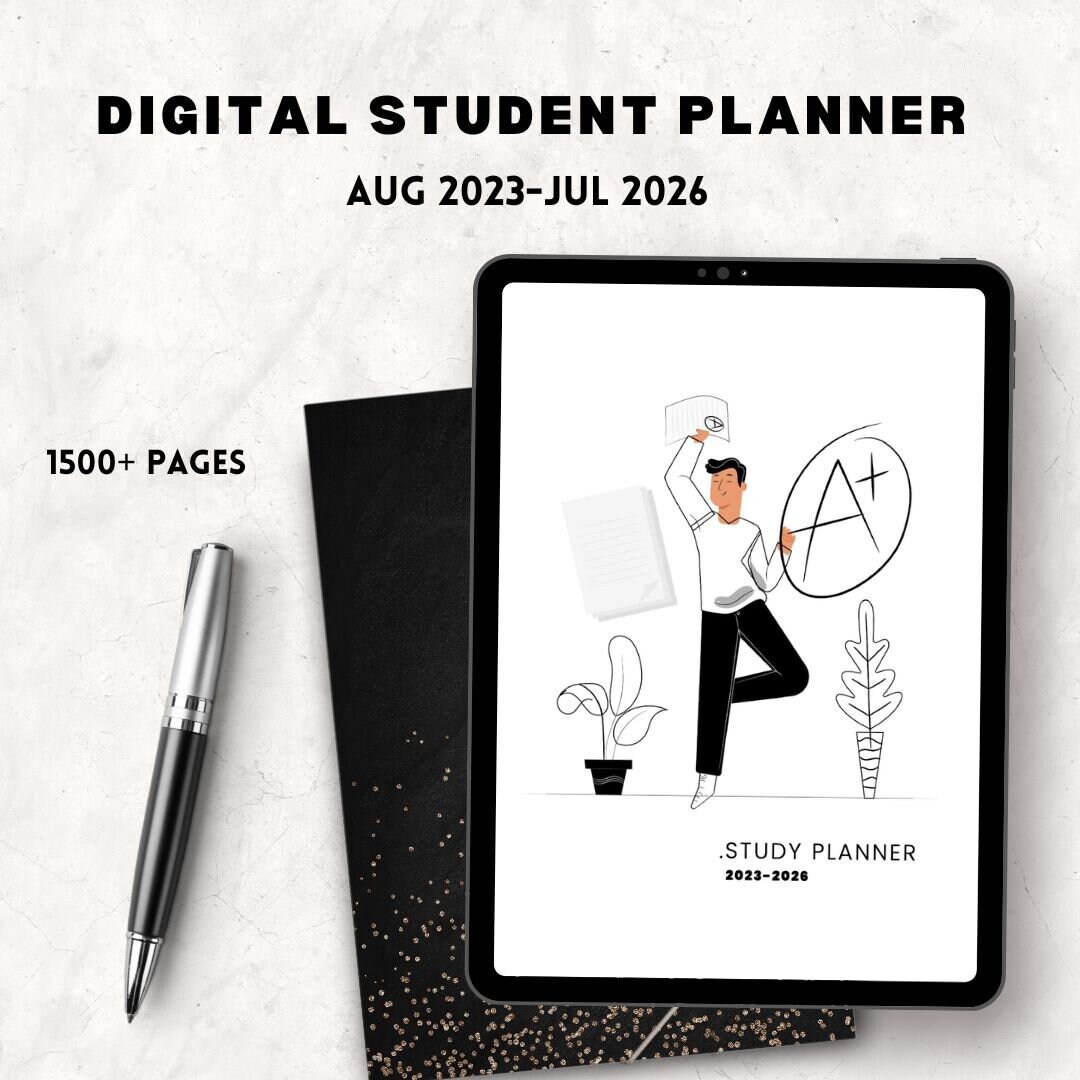 Student Digital Planner 2023-2026, College Planner, Academic Planner ...