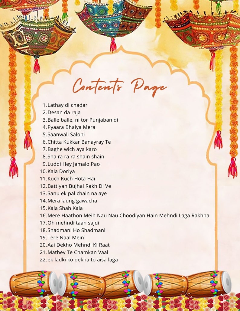 Modern Dholki Book, Desi Song Book, Dholki Songs Lyrics Book, Mehndi ...