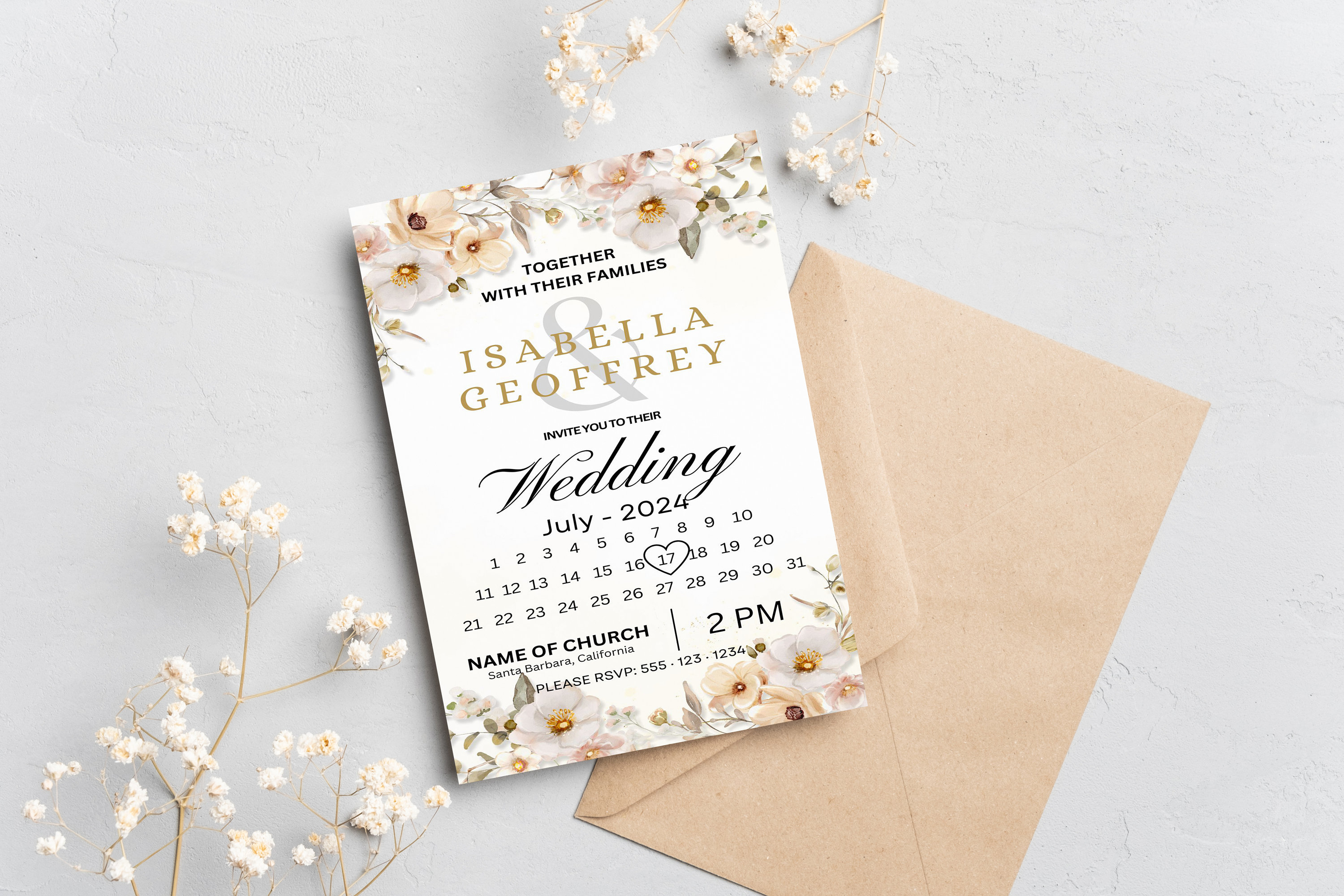 Animated Wedding Invitation Video Template, Wedding Card Video ...