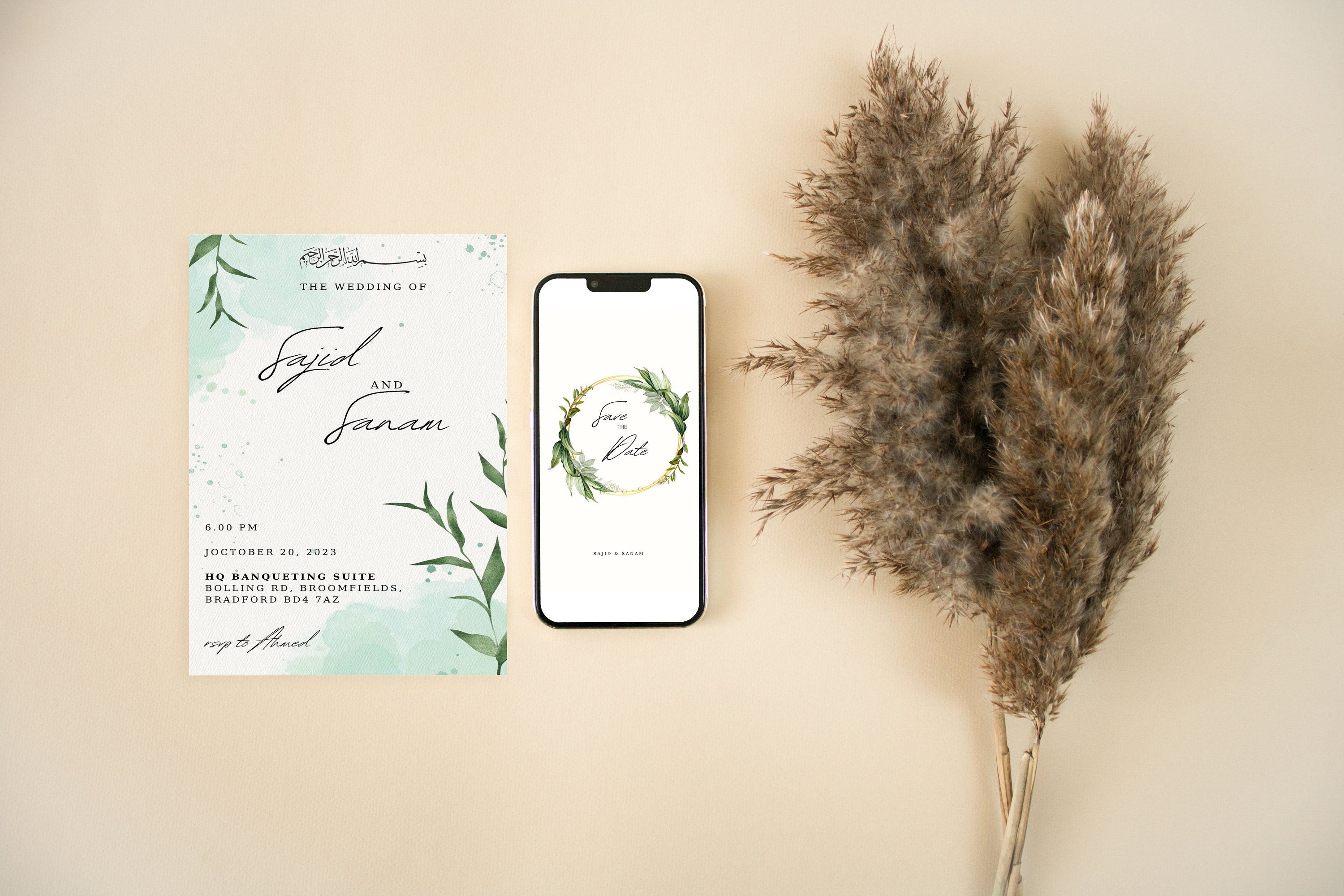 Animated Wedding Invitation Video Template, Wedding Card Video ...