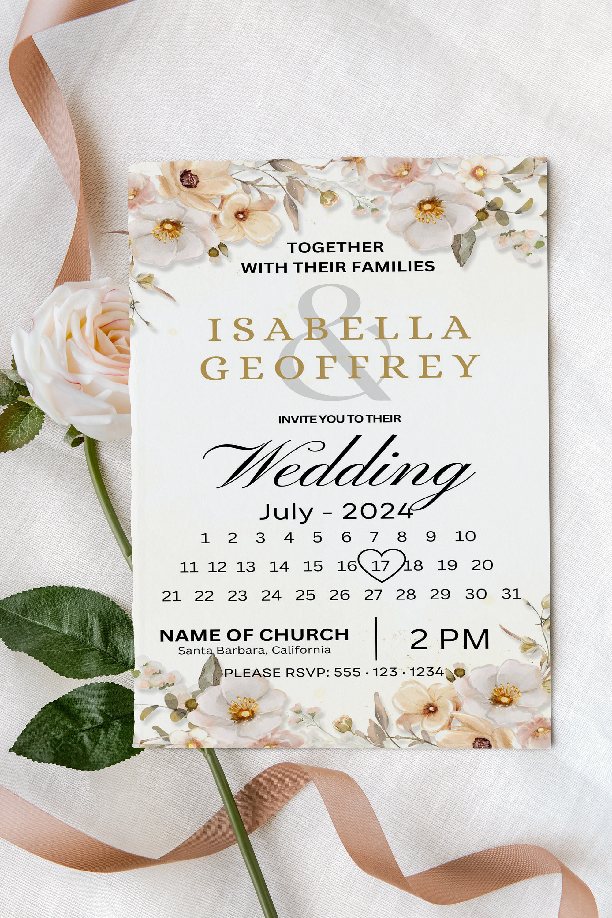 Animated Wedding Invitation Video Template, Wedding Card Video ...