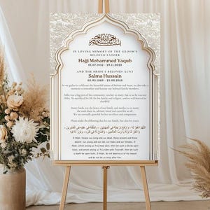 Personalised in Memory of Sign, Printable in Loving Memory Sign for ...