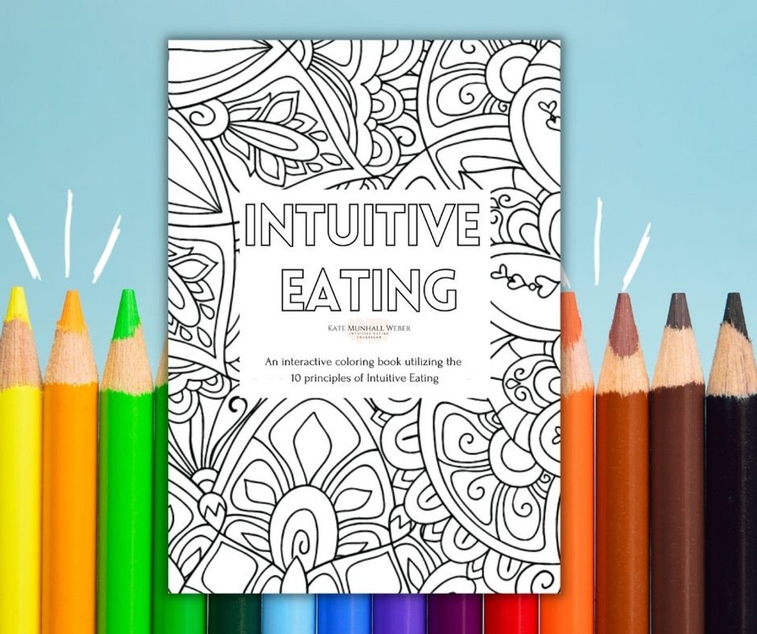 Intuitive Eating Coloring Book (printable PDF) - Etsy