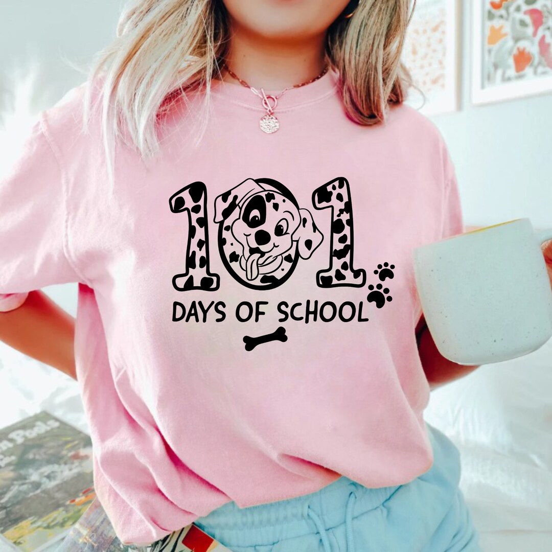 101 Days of School Sweatshirt, 101 Days Smarter, Dalmatian Dog Shirt ...