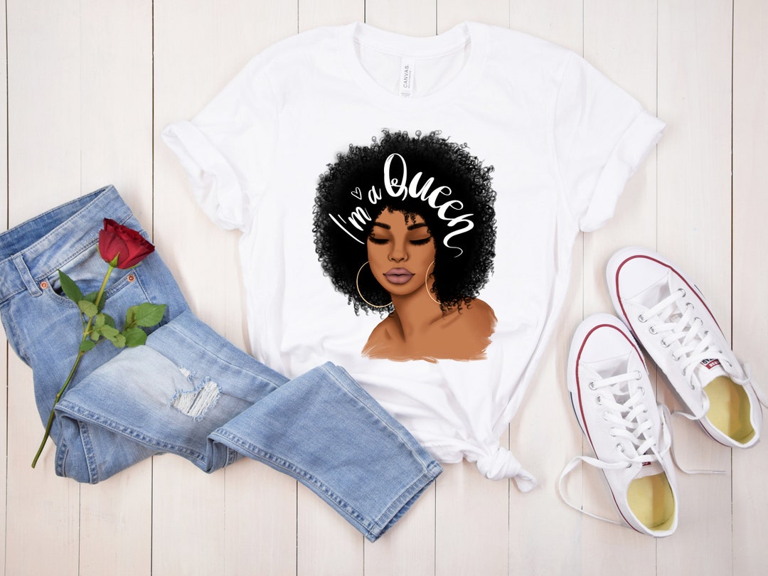 Powerful Afro Woman Shirt, Afrocentric Shirt, Afro Praying Shirt, Afro ...