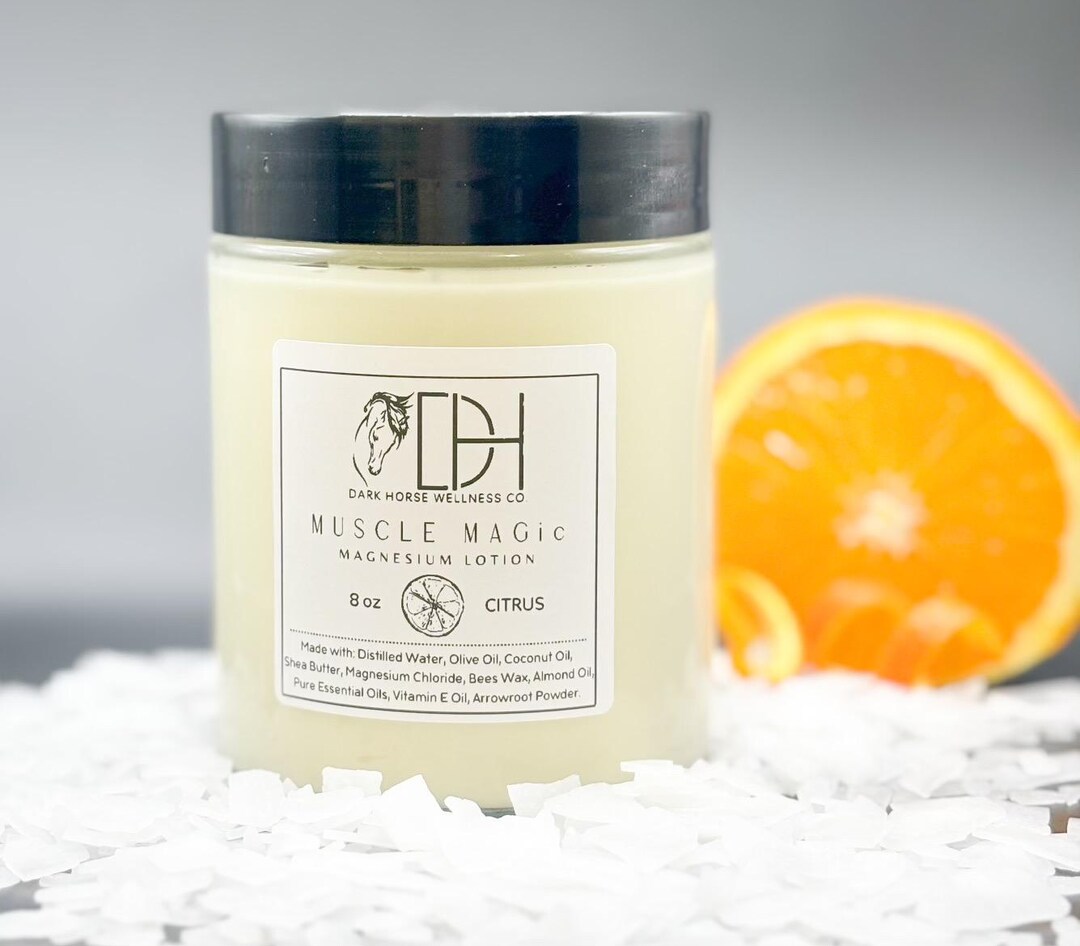 Magnesium Lotion 100% Natural Ingredients Made With Magnesium ...