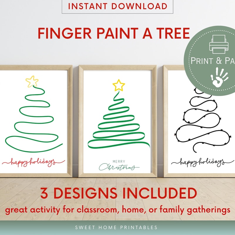 Finger Print Tree - Etsy