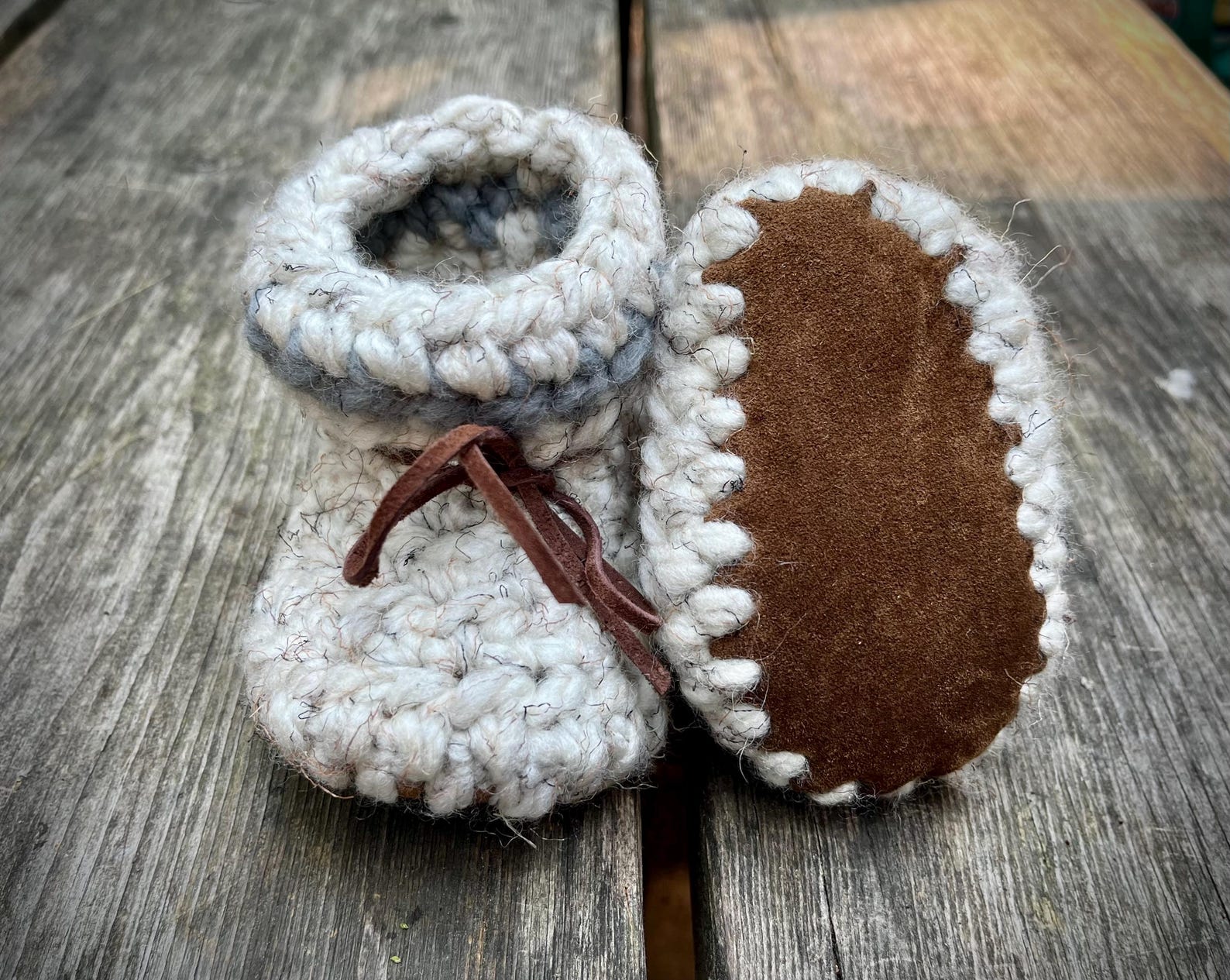 Infant Cabin Slippers, Baby Booties, Padraig Slippers, Cozy Wool Blend ...