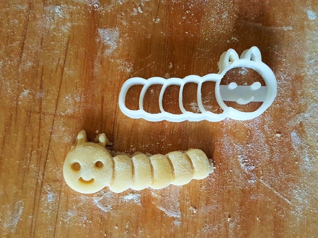 Cute Happy Wiggly Worm Cookie Cutter Great for Pastry Biscuit Icing ...