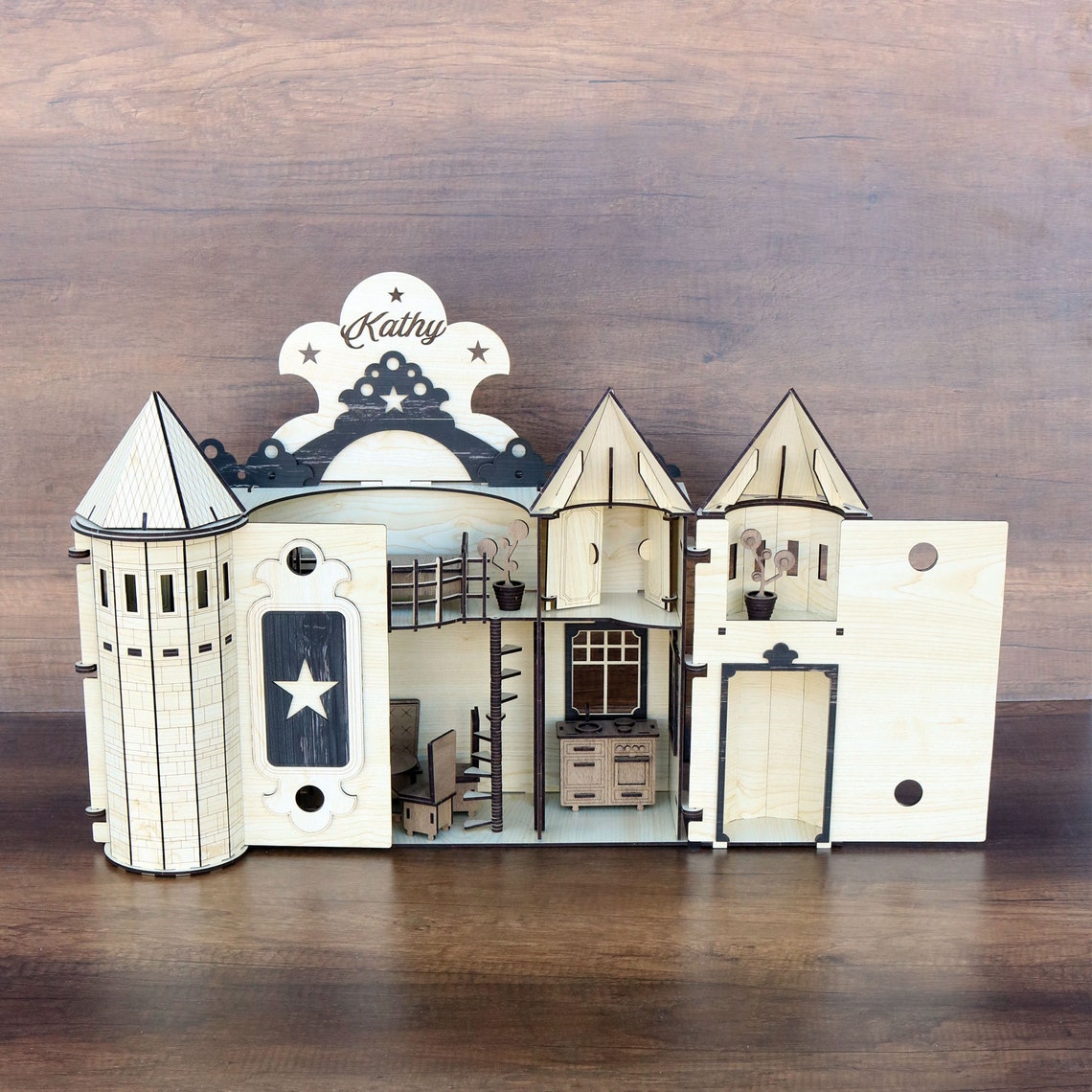 Princess Castle, Wooden Castle, Princess Palace, Princess Dollhouse ...