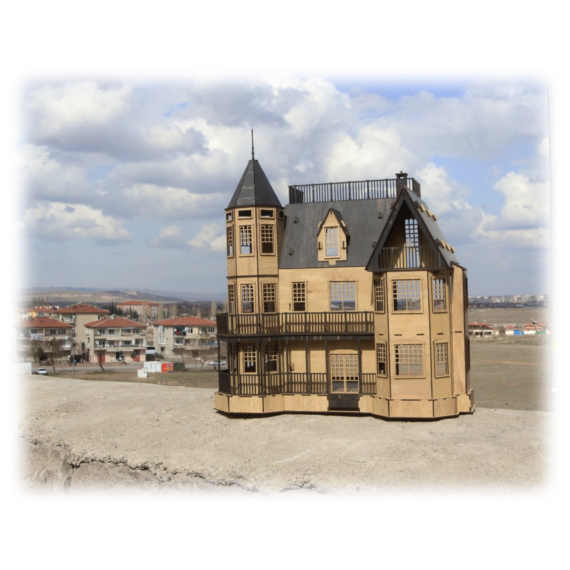 Laurel House Wooden House Victorian House Wooden Dollhouse - Etsy