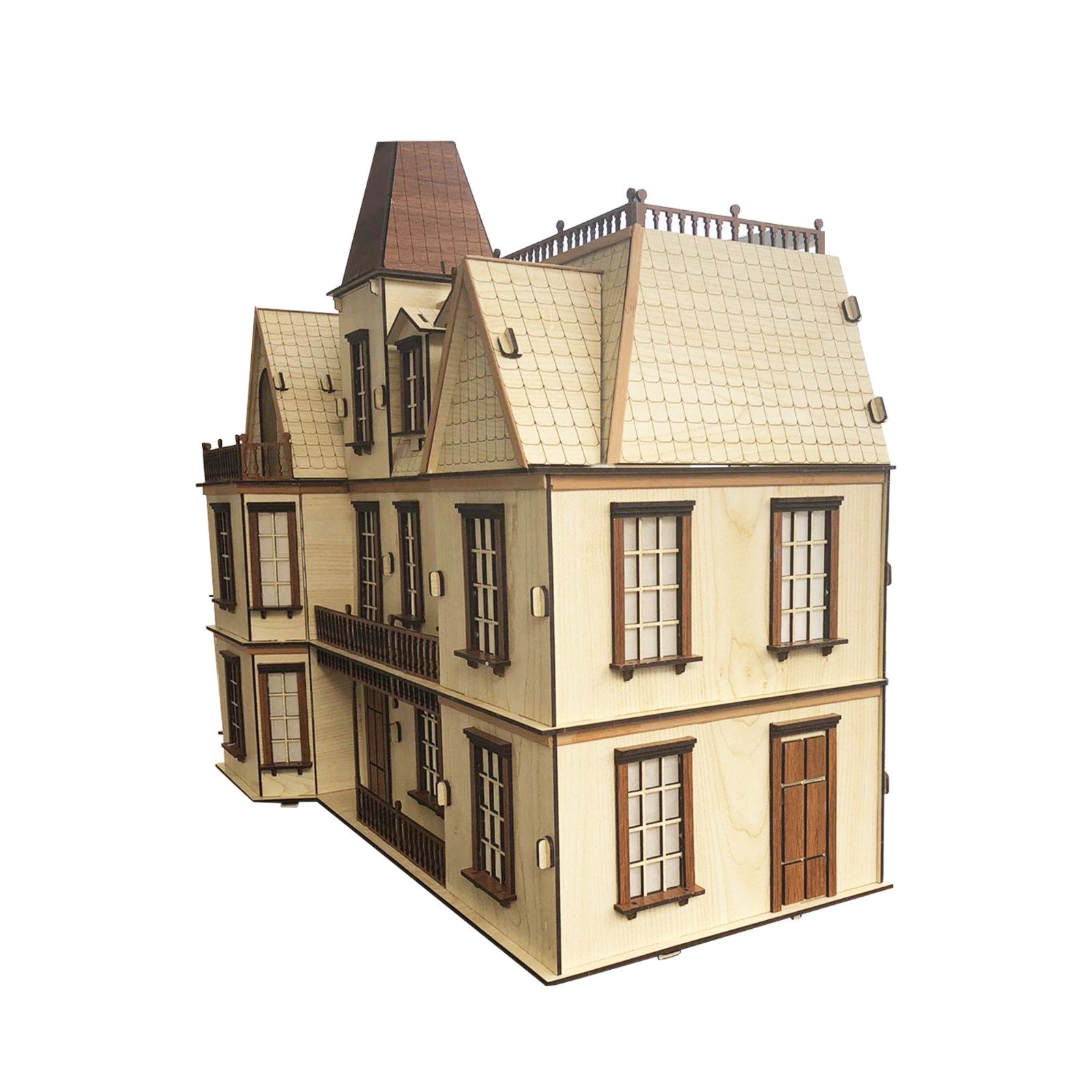 Bostonian Mansion, Victorian House, Dollhouse, Diy Wooden House ...