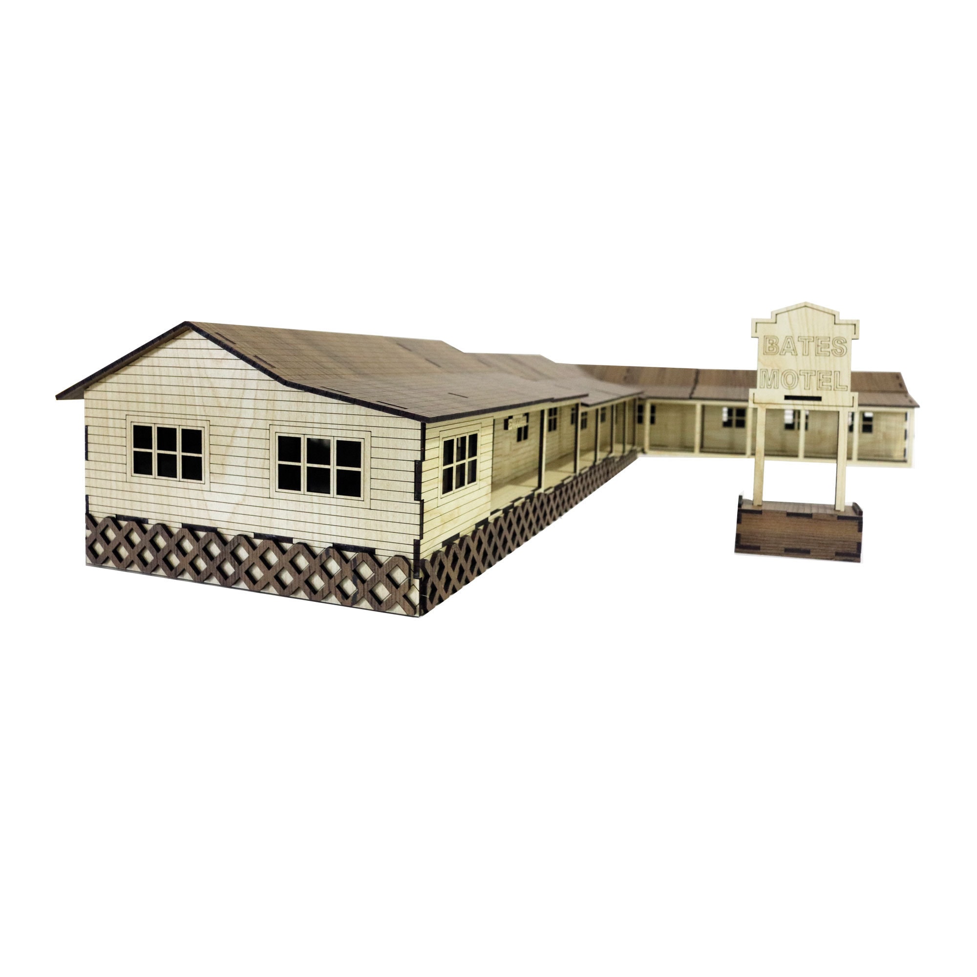 Bates Motel Kit, Bates House, Wooden Model Kit, Horror House, DIY - Etsy