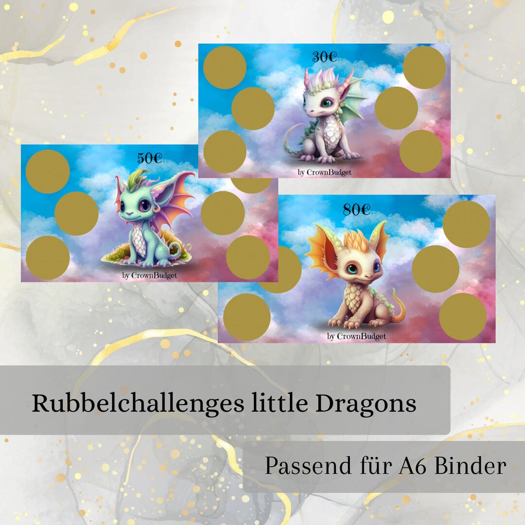 Scratch Challenge Little Dragons - Etsy
