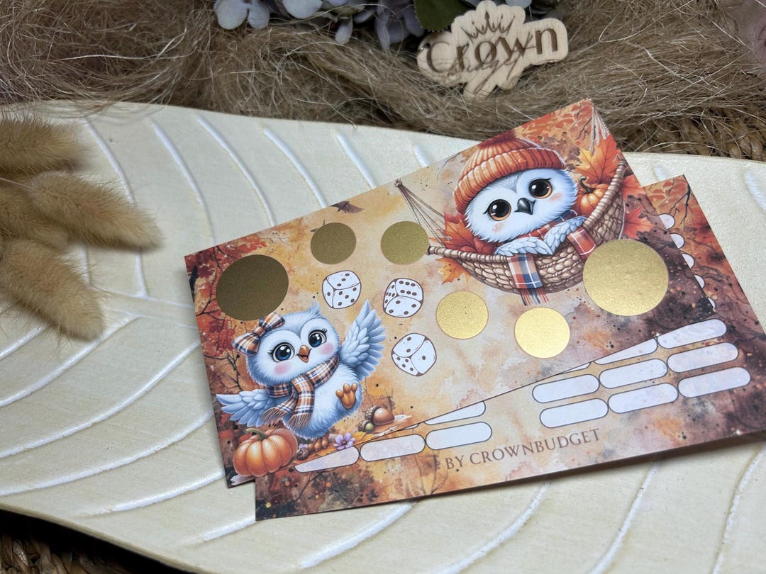 Savings Challenge Owl Dice - Etsy