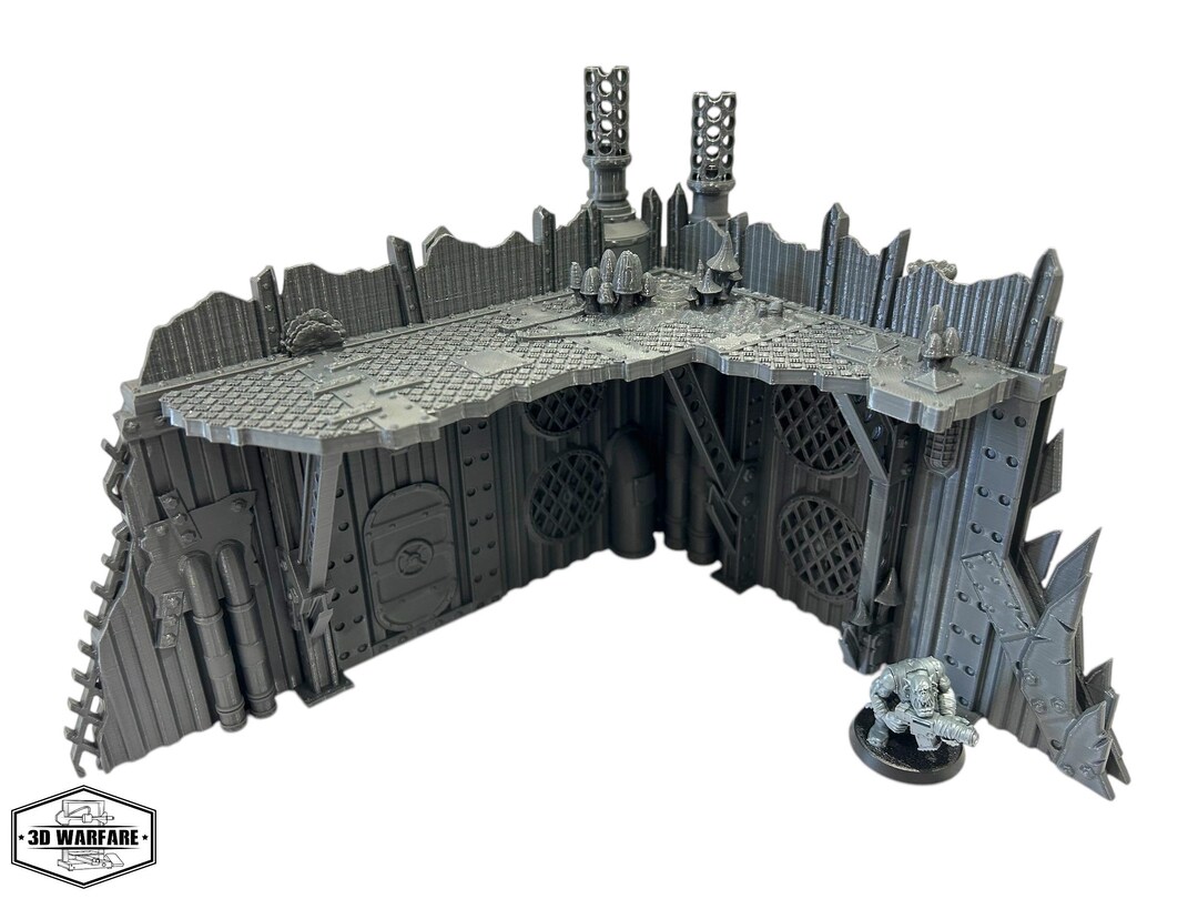 Orc Ruin Building Scenery Scatter Terrain for 28/32mm Tabletop ...