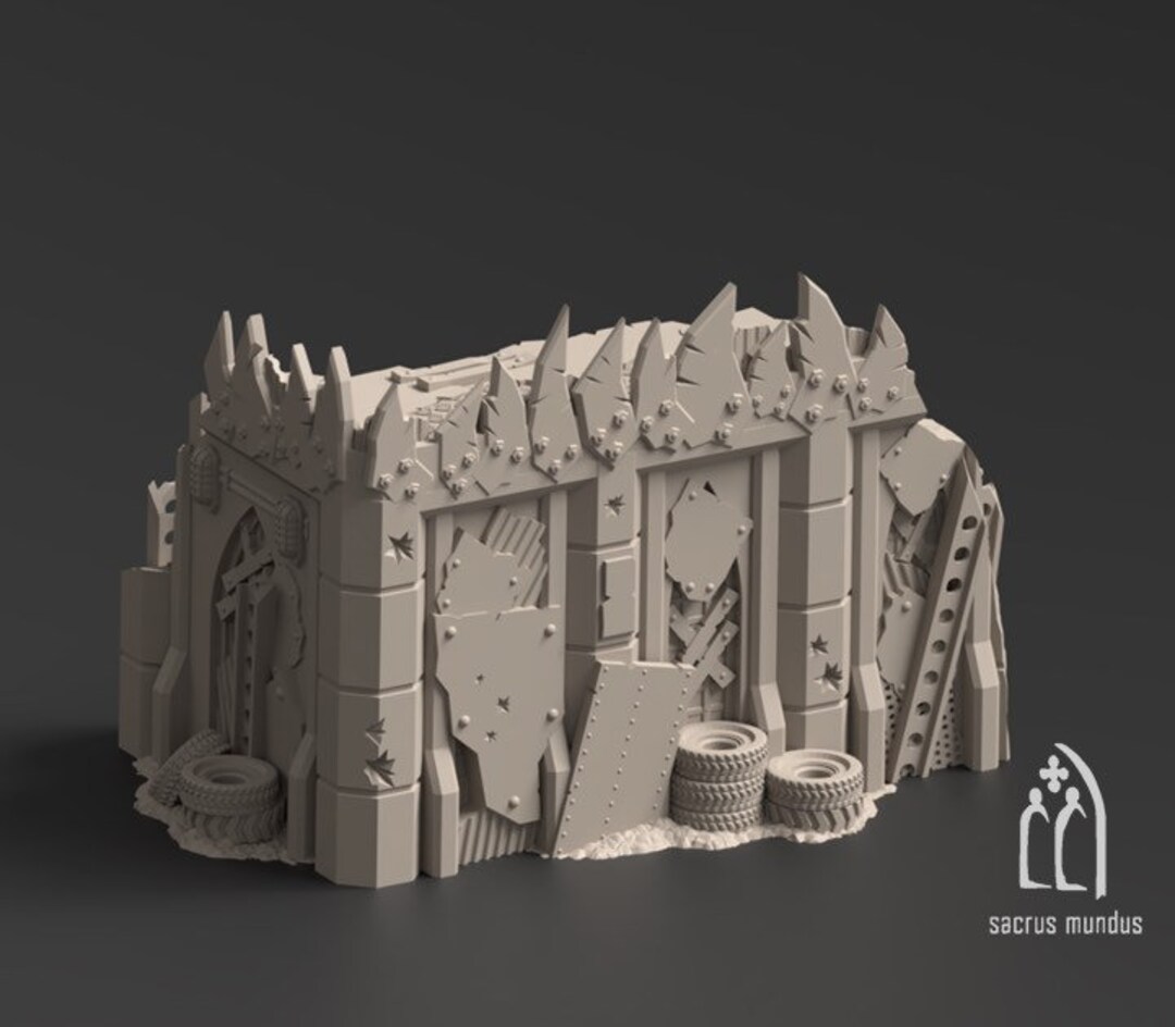 Orc Ruin Scenery Scatter Terrain for 28mm/32mm Tabletop - Etsy