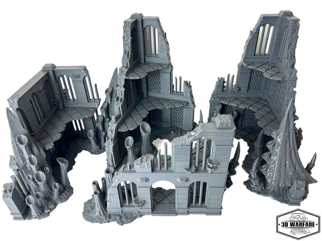 Tulipa Alien Infested Story Corner Ruins Scenery Scatter Terrain for ...