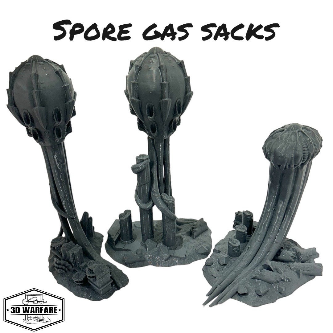 Alien Flora Spore Gas Sacks Scenery Scatter Terrain for 28mm/32mm ...