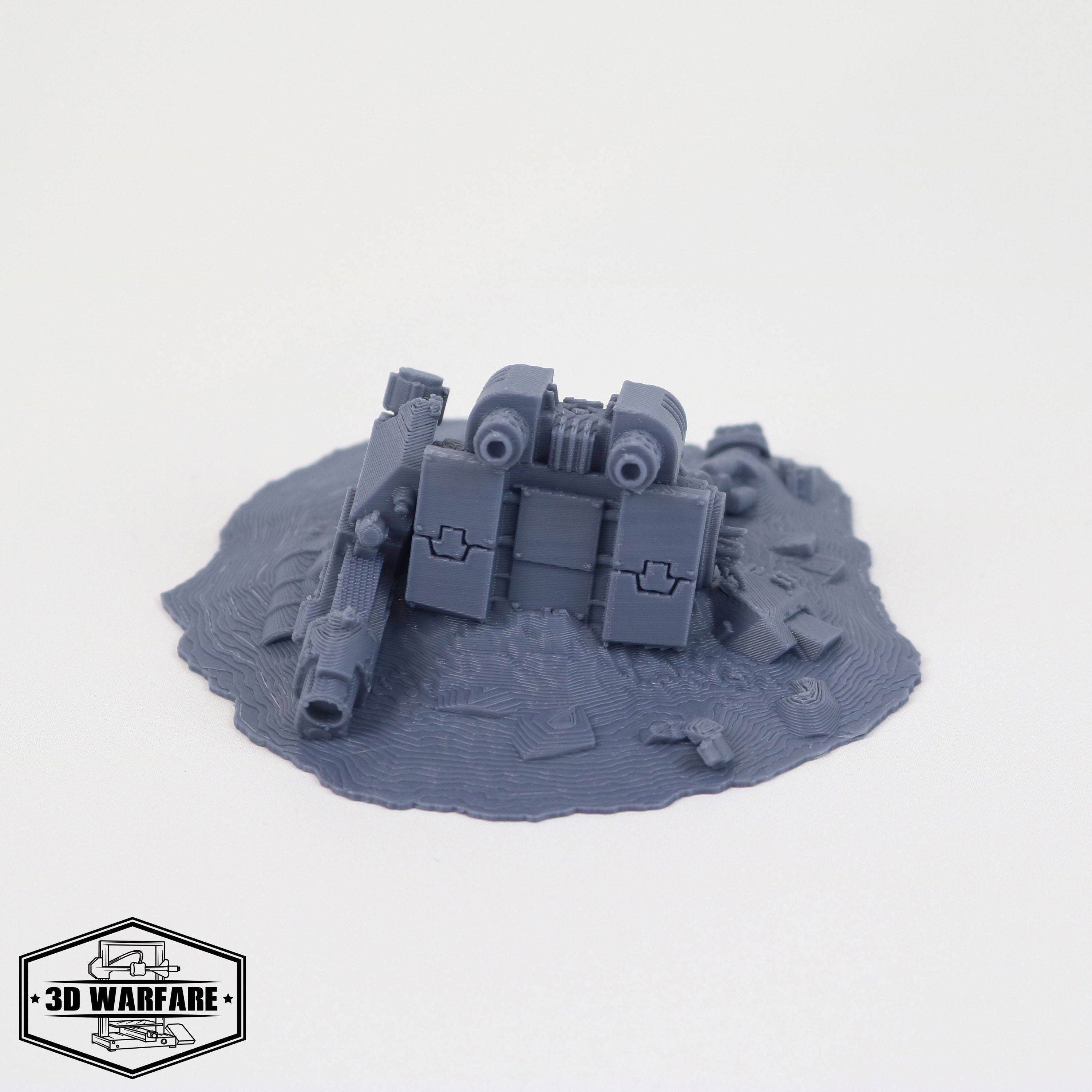 Destroyed Dreadnought Scenery Scatter Terrain for 28mm Tabletop ...