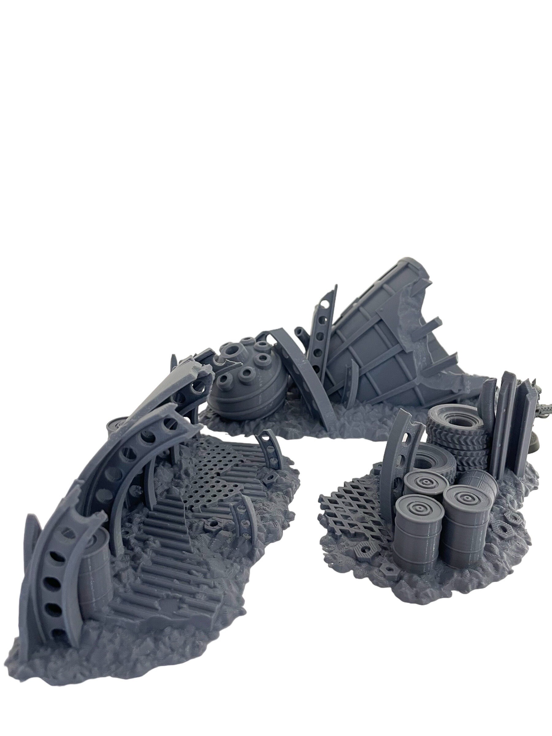 Orc Barricades Scenery Scatter Terrain for 28mm/32mm Tabletop - Etsy