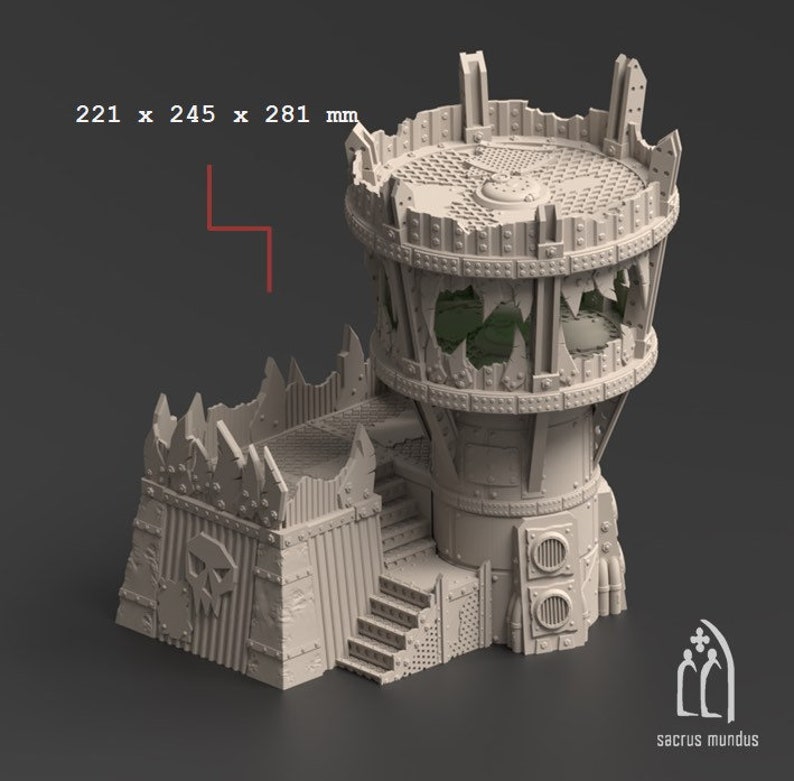 Orc Watchtower Scatter Terrain for 28mm/32mm Tabletop - Etsy
